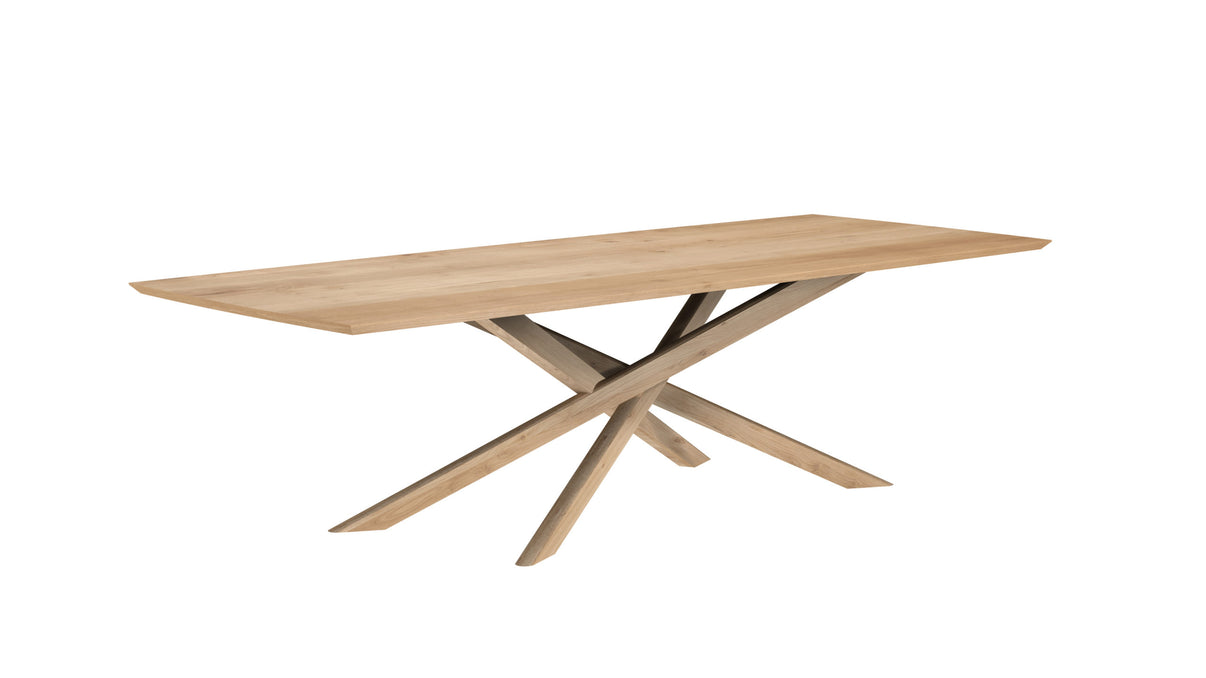 Ethnicraft - Table Mikado - Chêne - L.203 x 106 x H.76 – À l'Est d'Eden