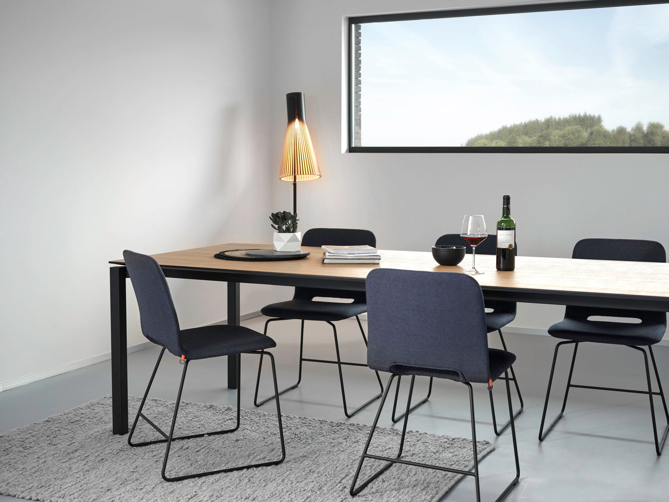 Mobitec - Table Float - Pieds Métal ou Bois (Chêne, Hêtre ou Noyer) – À l'Est d'Eden